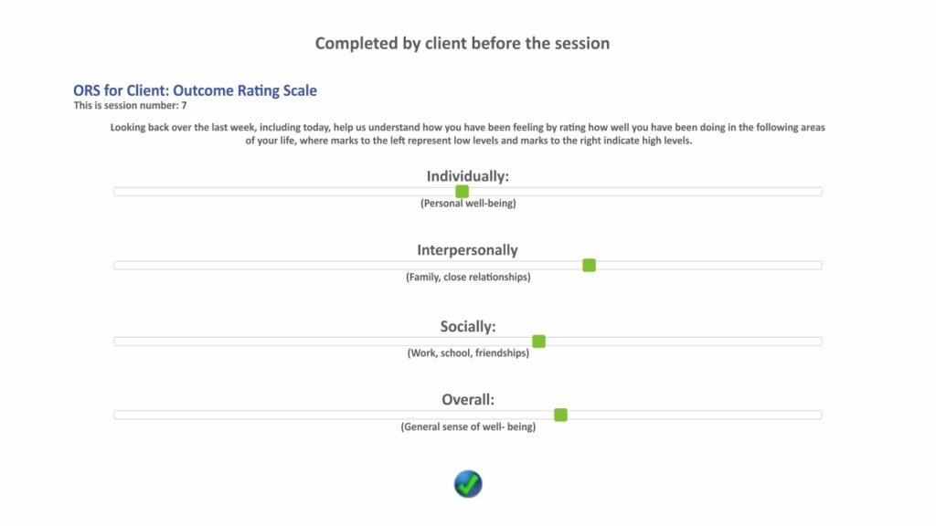 Pre check-in (ORS) Explained | MyOutcomes